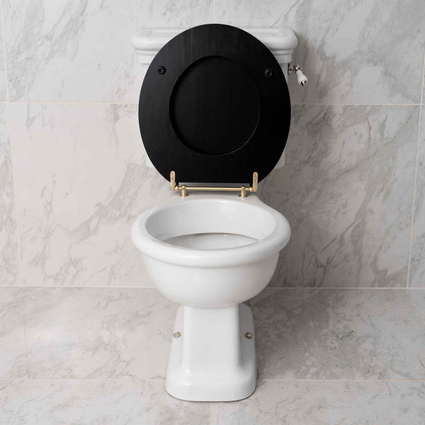 Chelsea Metropolitan Black Classic Toilet Seat | Rutland London (USA)