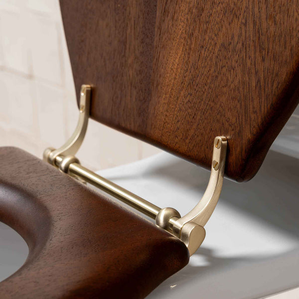 Chelsea Mahogany (Matt) Classic Toilet Seat | Rutland London (USA)