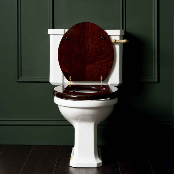 Chelsea Mahogany (Gloss) Classic Toilet Seat | Rutland London (USA)